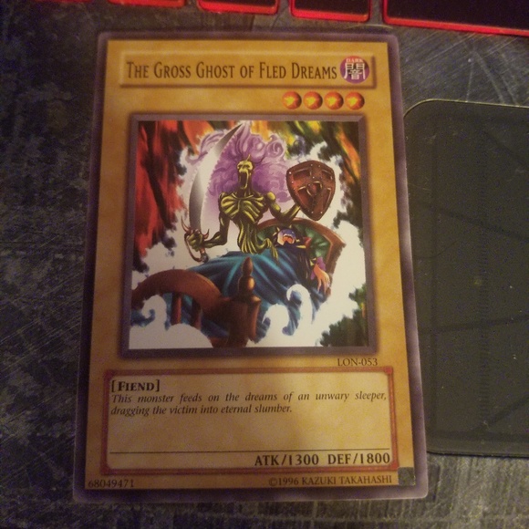 yugioh | Other | The Gross Ghost Of Fled Dreams Yugioh Card | Poshmark